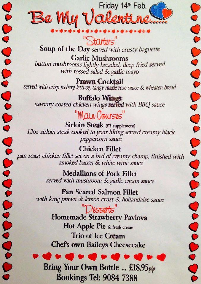 Menu at Puccini's Cafe Bistro, Glengormley, 2 Hightown Rd