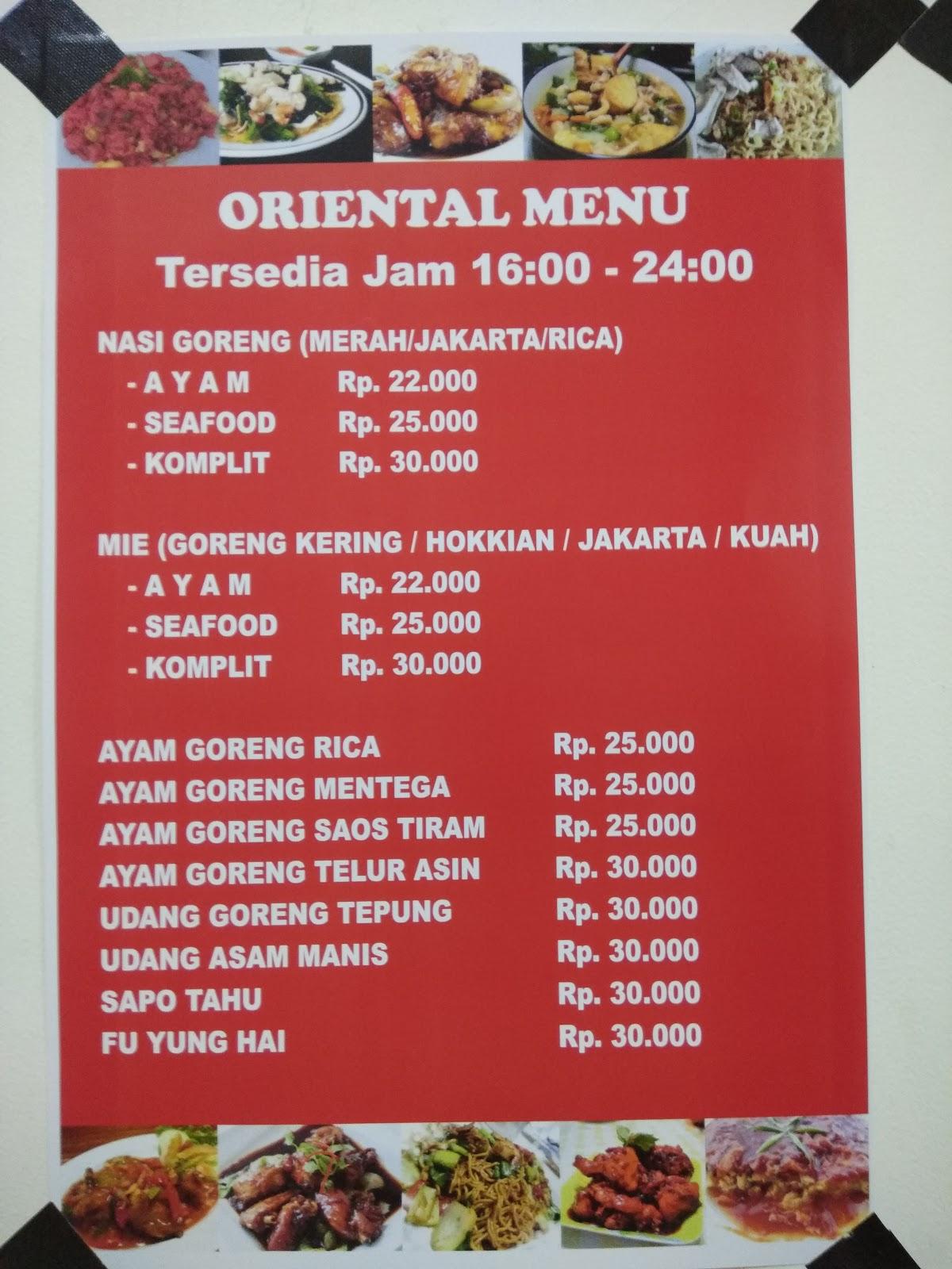 Menu at Warung Nasi Pedas Mbak Ririn restaurant, Makassar, Jl. A ...