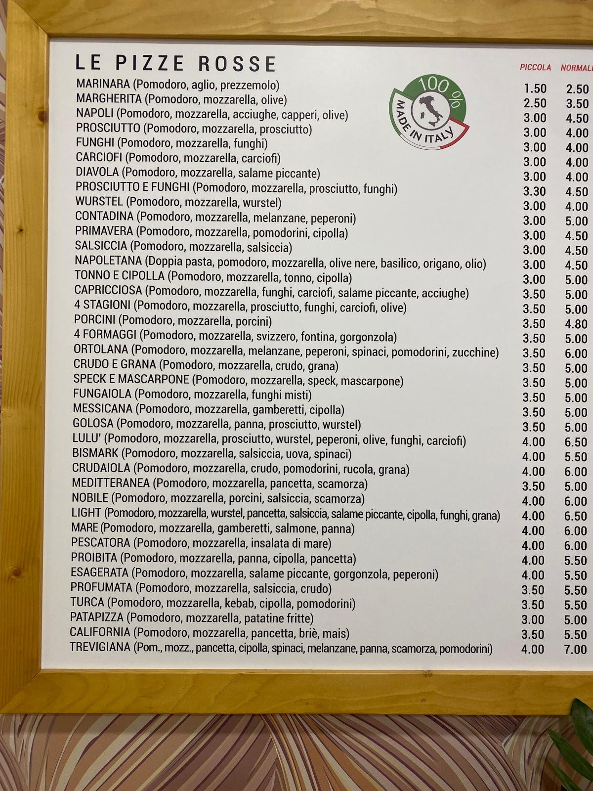 Speisekarte von Il Rusticone pizza, Galatina