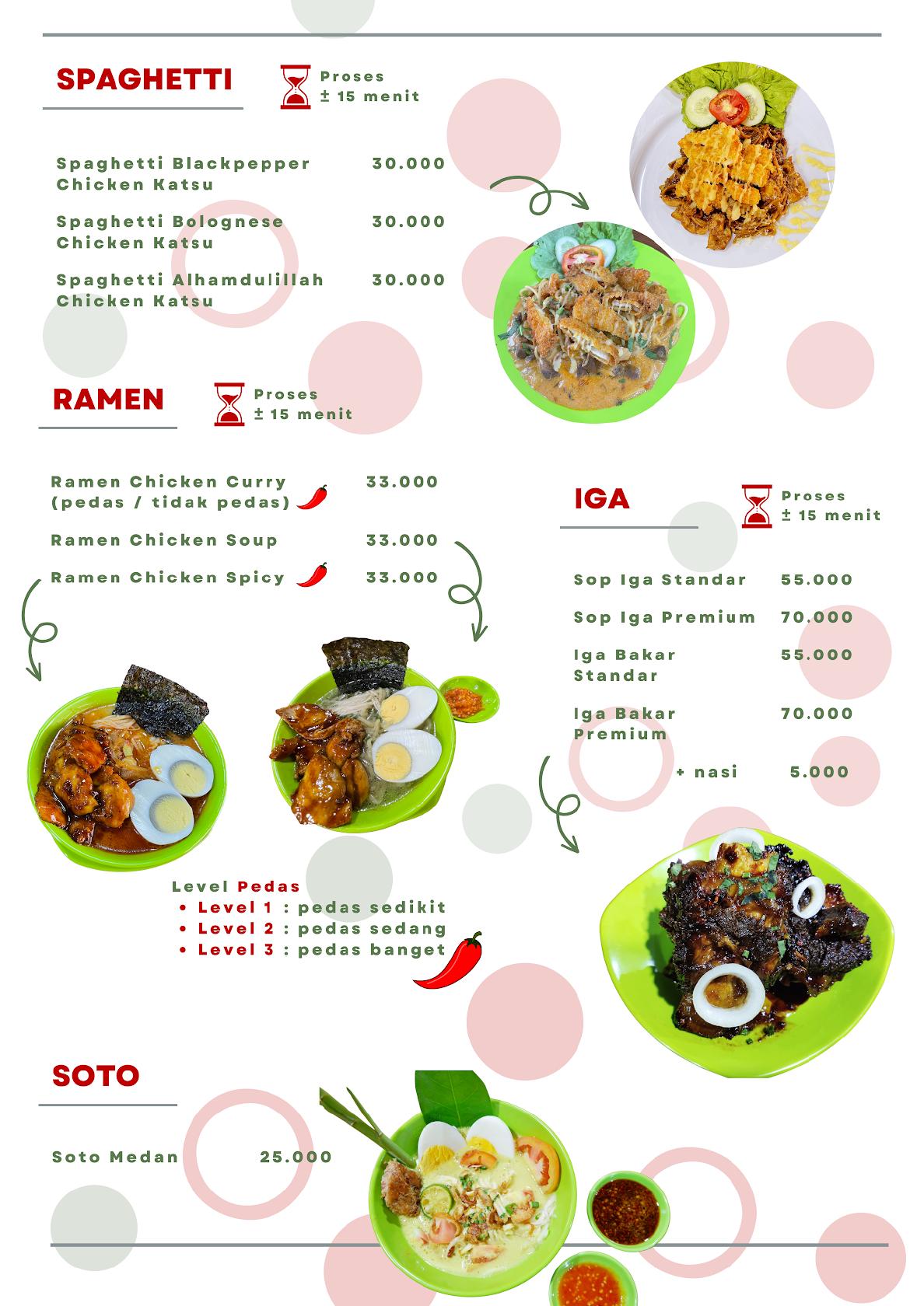Menu at Resto & Cafe Four Falas, Sambas
