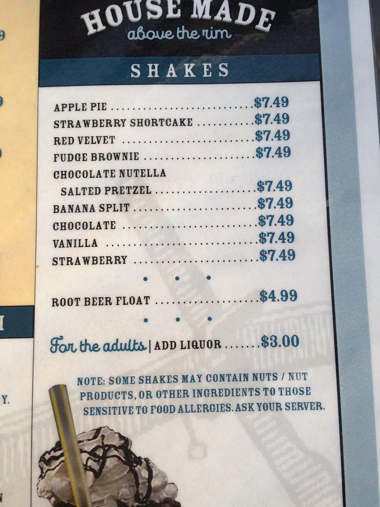 Menu at Steel Plow Burger Company fast food, Moline