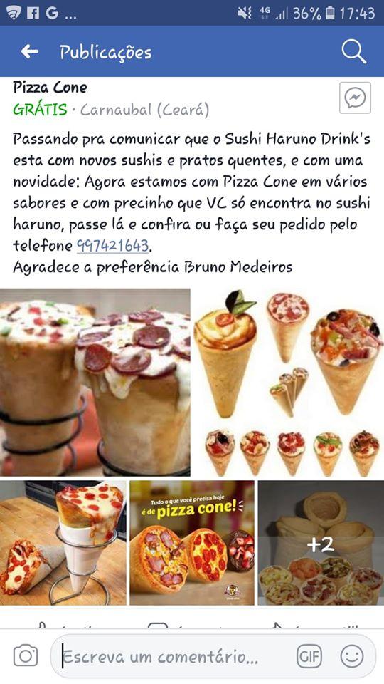 Menu at Sushi Haruno restaurant, Brazil, R. Dep. Vicente Ribeiro