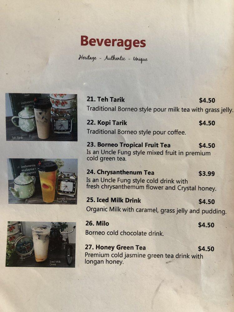 Menu at Uncle Fung Buena Park restaurant, Buena Park