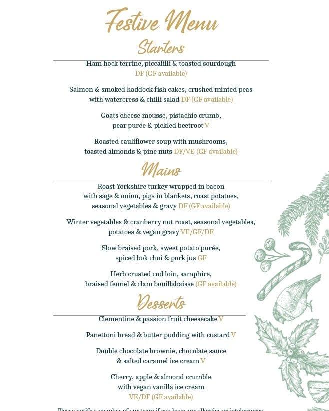 Menu at The Cross Keys Country Bar & restaurant, Bedford, 2 Tithe Rd