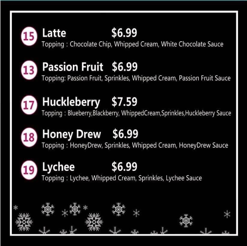 Menu at Poke King restaurant, Spokane, 905 S Grand Blvd