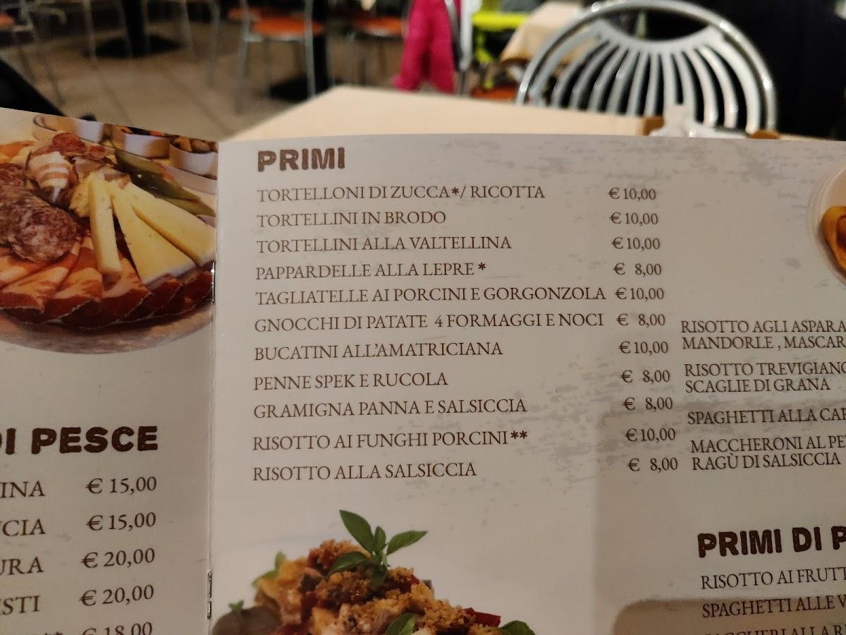 Menu da Ristorante Pizzeria Dalmata, Medolla