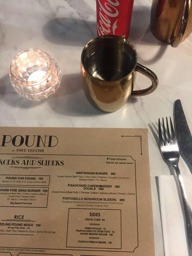 Menu at Pound x Flatterie - Mall of Asia restaurant, Pasay, GXMJ+PPH
