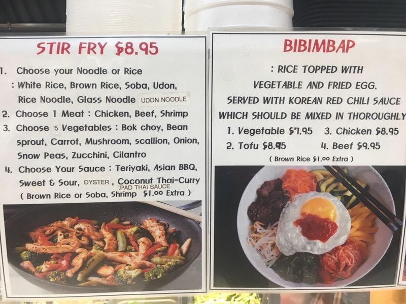 Menu at Tabletime restaurant, West New York