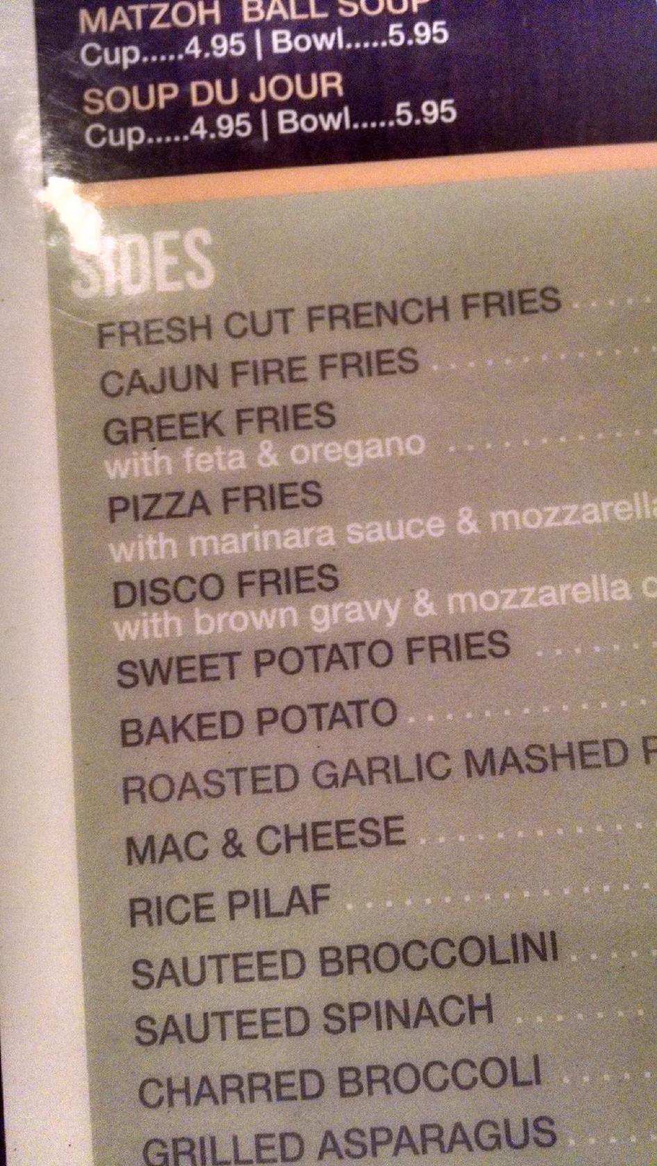 Menu at Times Square Diner & Grill restaurant, West New York