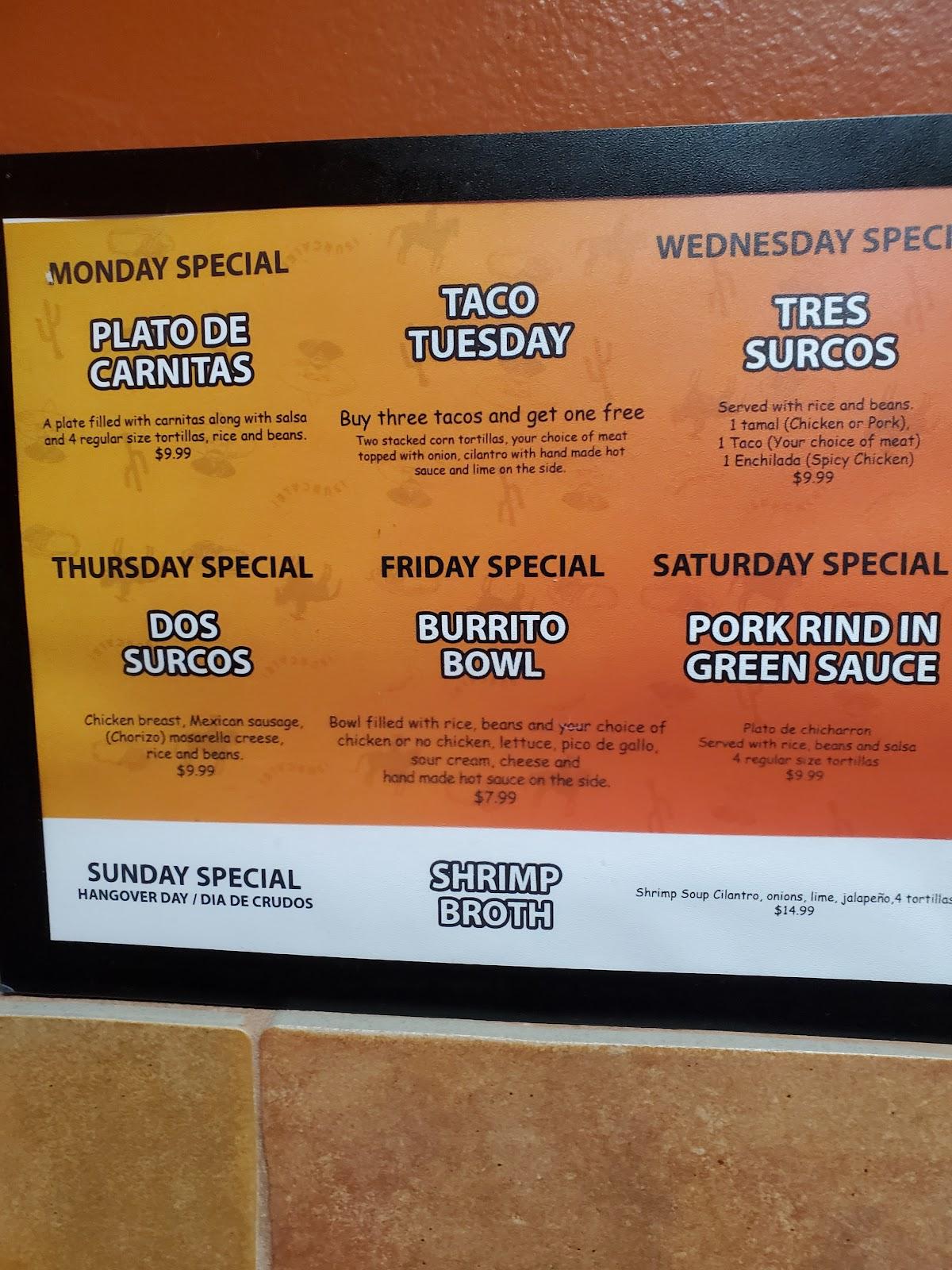 Menu at El Pariente Mexican Grill pub & bar, White Bear Lake