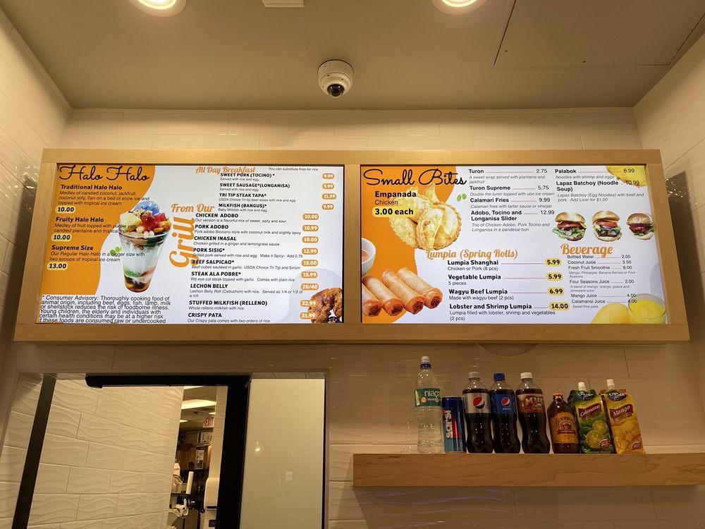Menu at Halo Halo Filipino Kitchen desserts, Las Vegas
