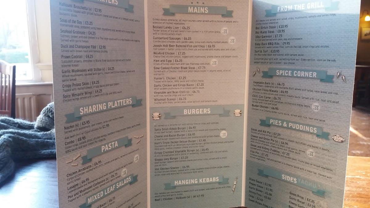 Menu at The Railway at Buxton pub & bar, Buxton
