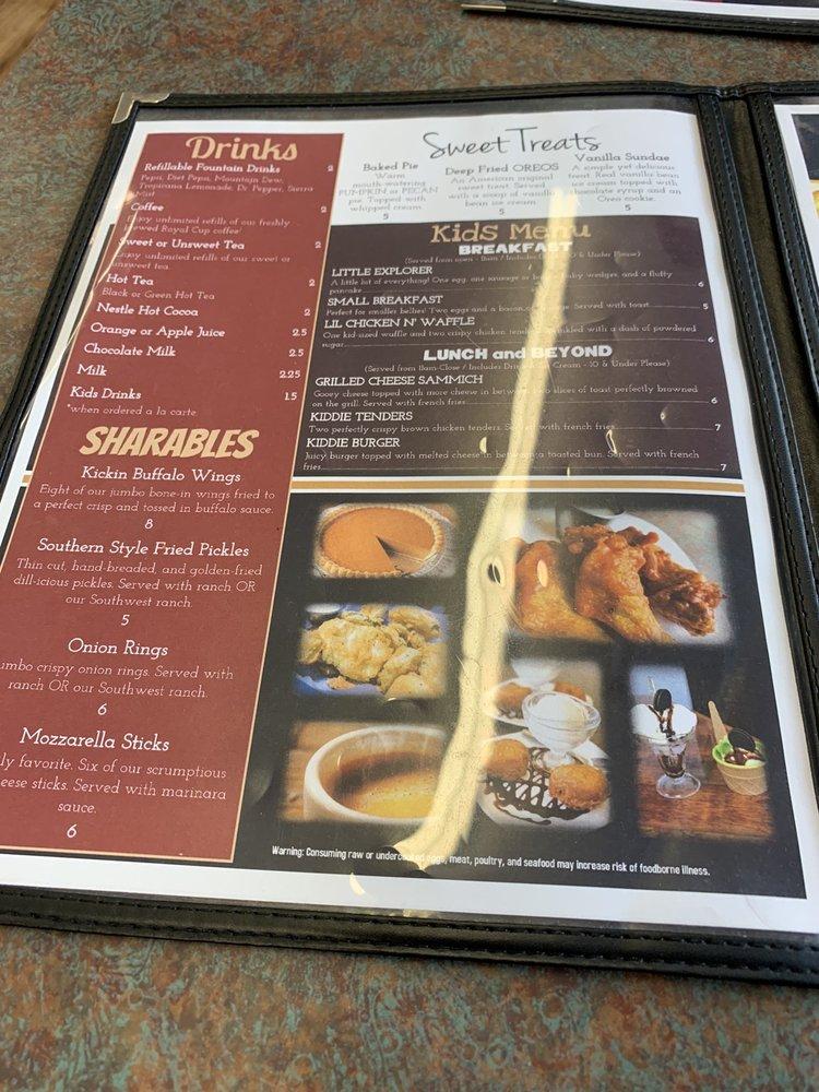 Menu at Uncle John's Diner BBQ, Goodlettsville