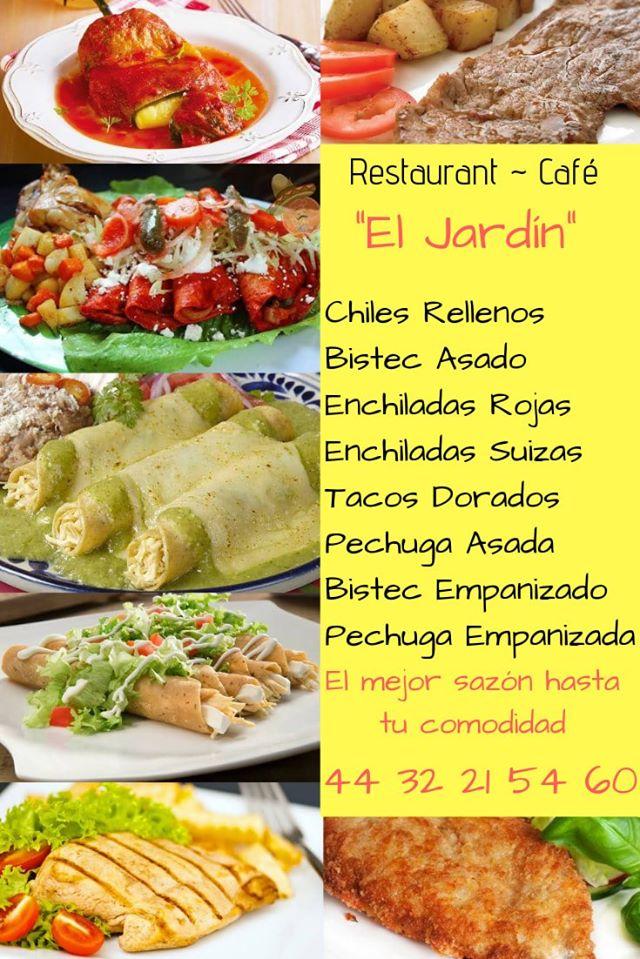 Menu at Restaurant Café "Jardín", Mexico