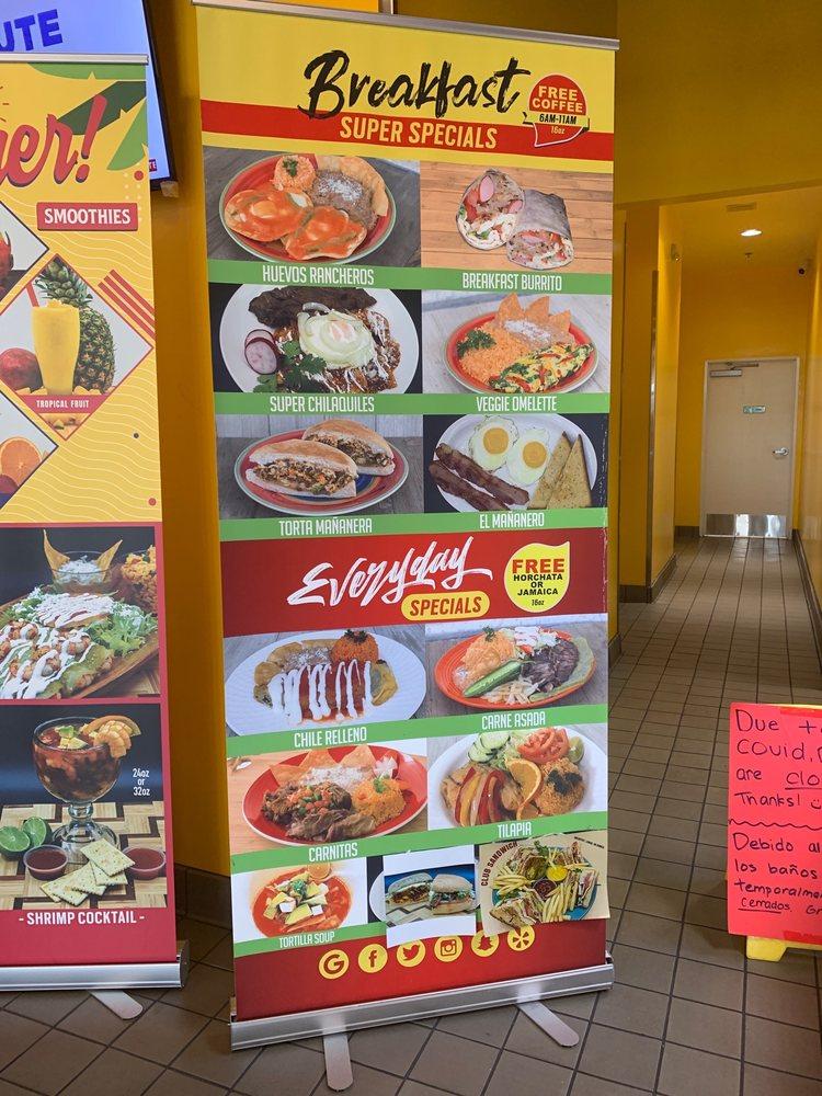 Menu at Jugos Acapulco pub & bar, Garden Grove
