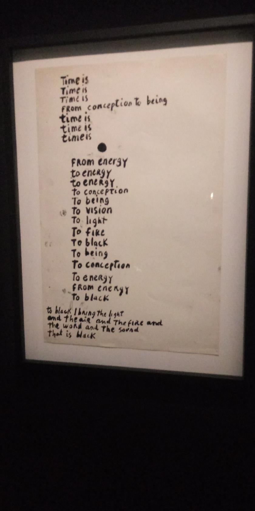 Menu at Tate Modern Terrace Bar, London
