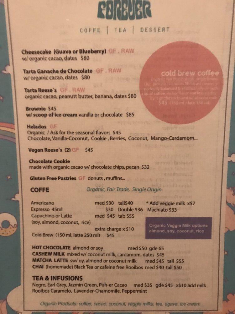 Menu at Forever pub & bar, Ciudad López Mateos, Guanajuato 54