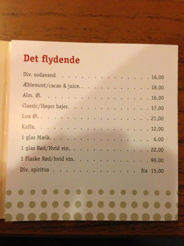 Menu at Chicky Grill Bar, Copenhagen