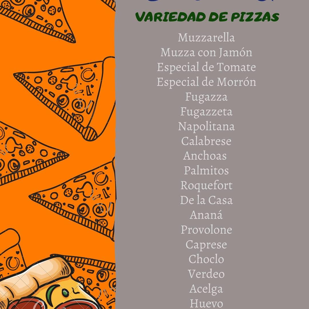 Menu at Doble G restaurant, Marcos Paz