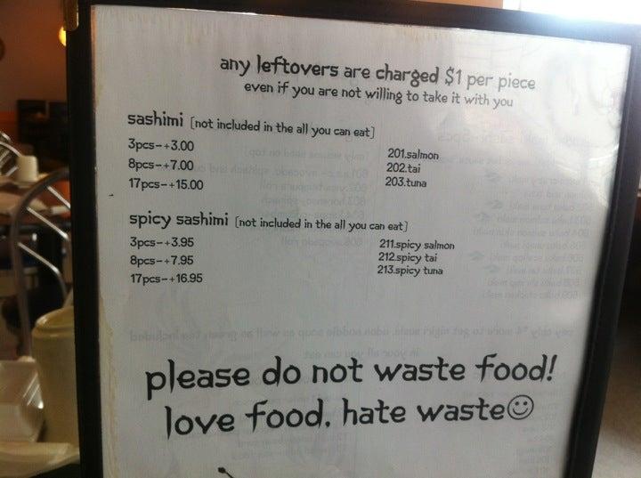 Menu at Magic Sushi Panet restaurant, Winnipeg, 562 Keenleyside St