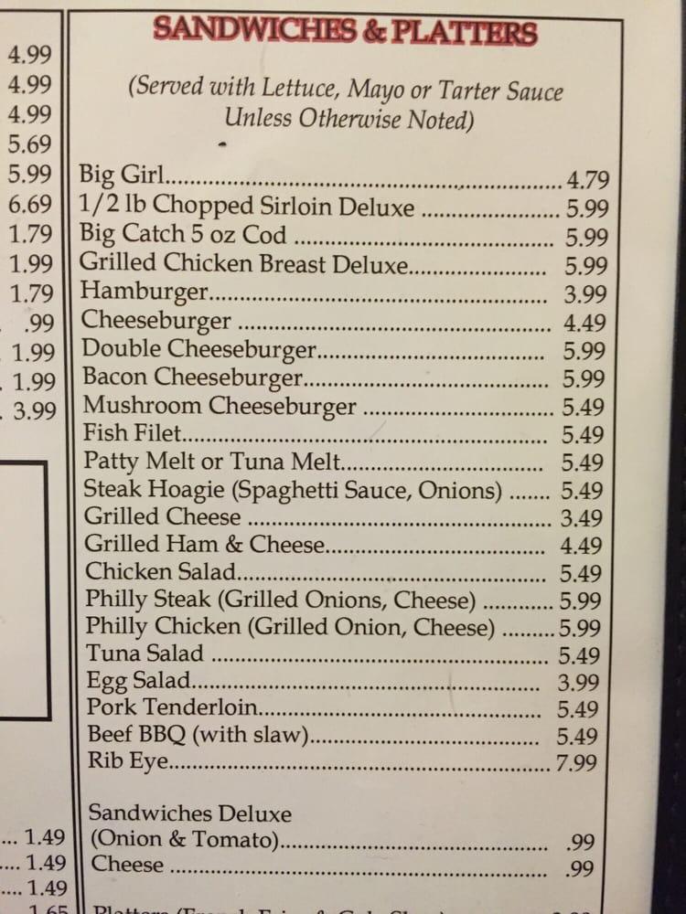 Menu at Bridge House Restaurant, Cincinnati