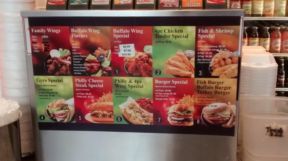 Menu at Buffalos Best Philly & Wings, Valley Stream