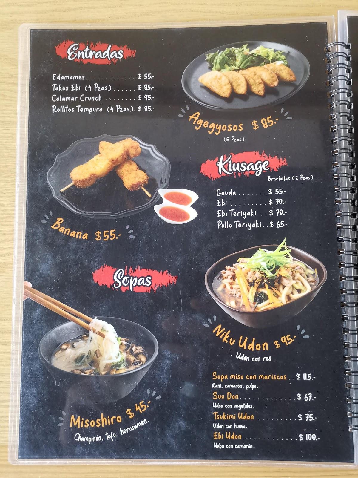 Carta del restaurante Sendai buddha sushi japanese food, San Pedro ...
