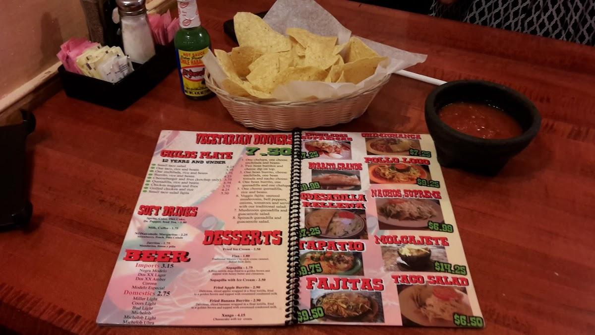 Menu at El Picante Incorporated restaurant, Iuka, W Quitman St