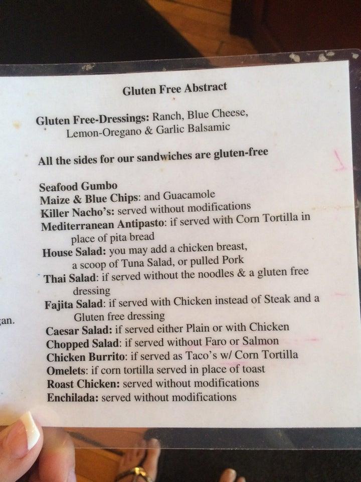 Menu at Red Hawk Bar & Grill, Ann Arbor