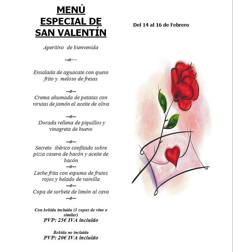 Menu at Restaurante Principal, Granada