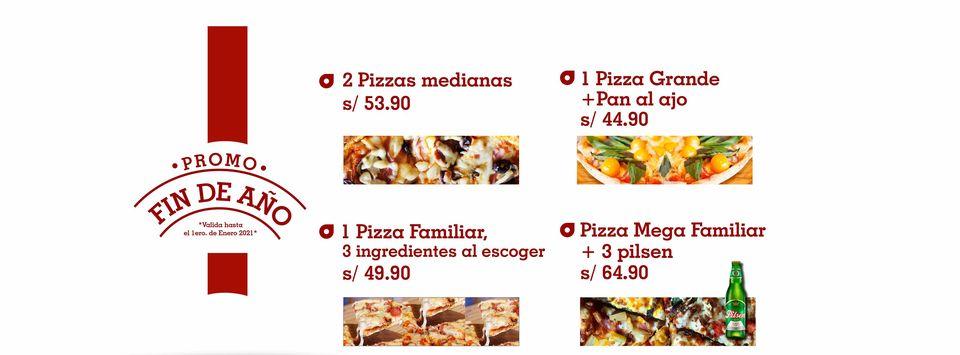 Menu at Greens Pizza oficial Lima pizzeria, San Borja