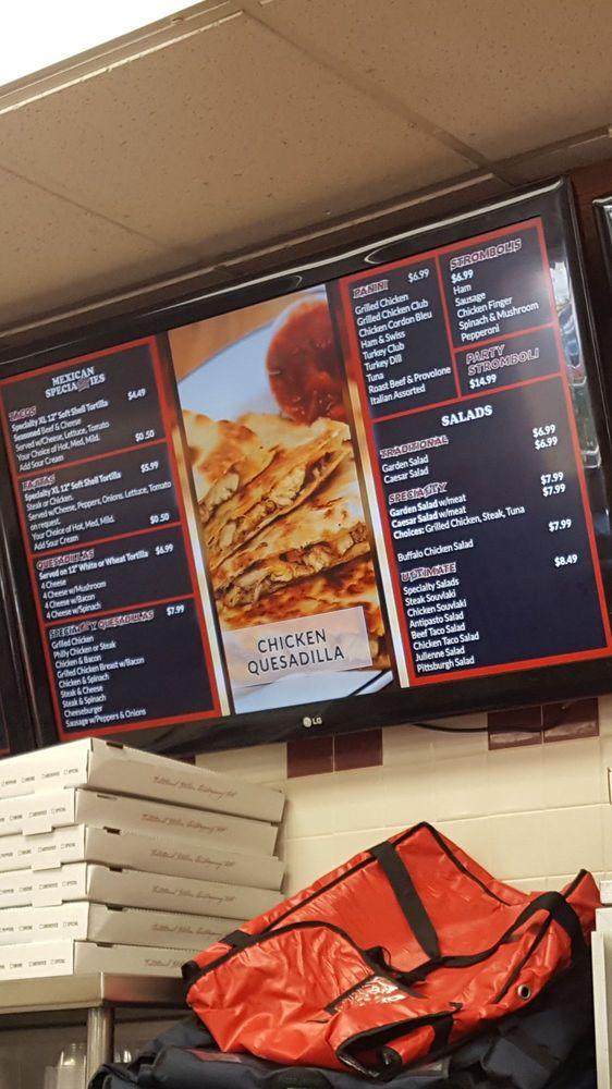 Menu at LT's Pizza And Subs pizzeria, West Seneca