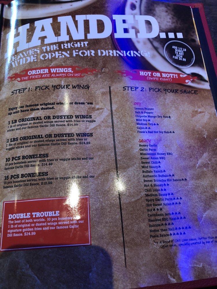 Menu at St. Louis Bar & Grill, St. Albert