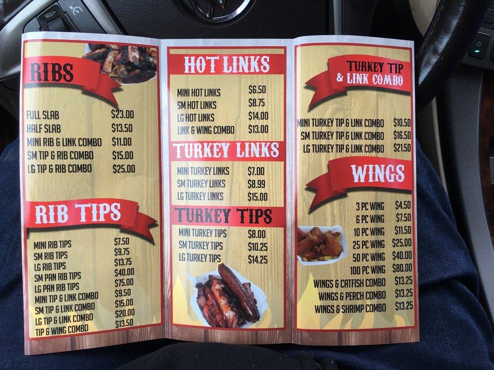 Carta de Wilma´s Famous Bbq, Dolton