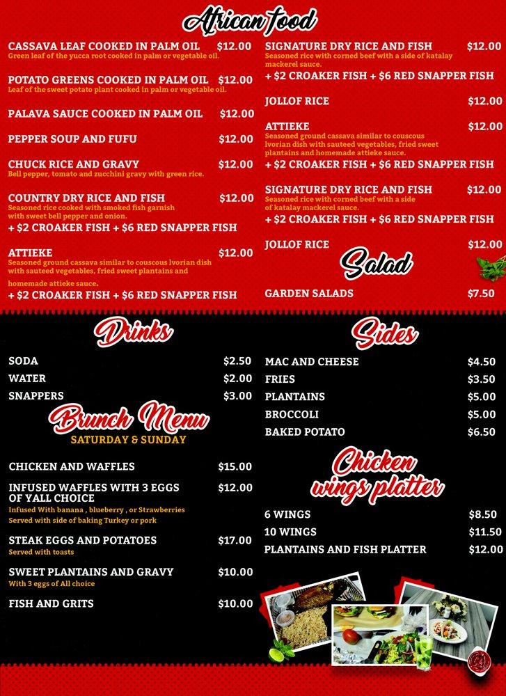Menu at Food Geez pub & bar, Philadelphia