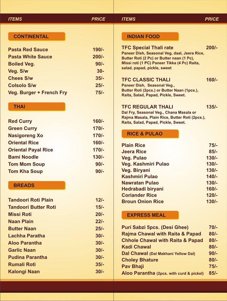 Menu at The Food Court, Greater Noida, 32