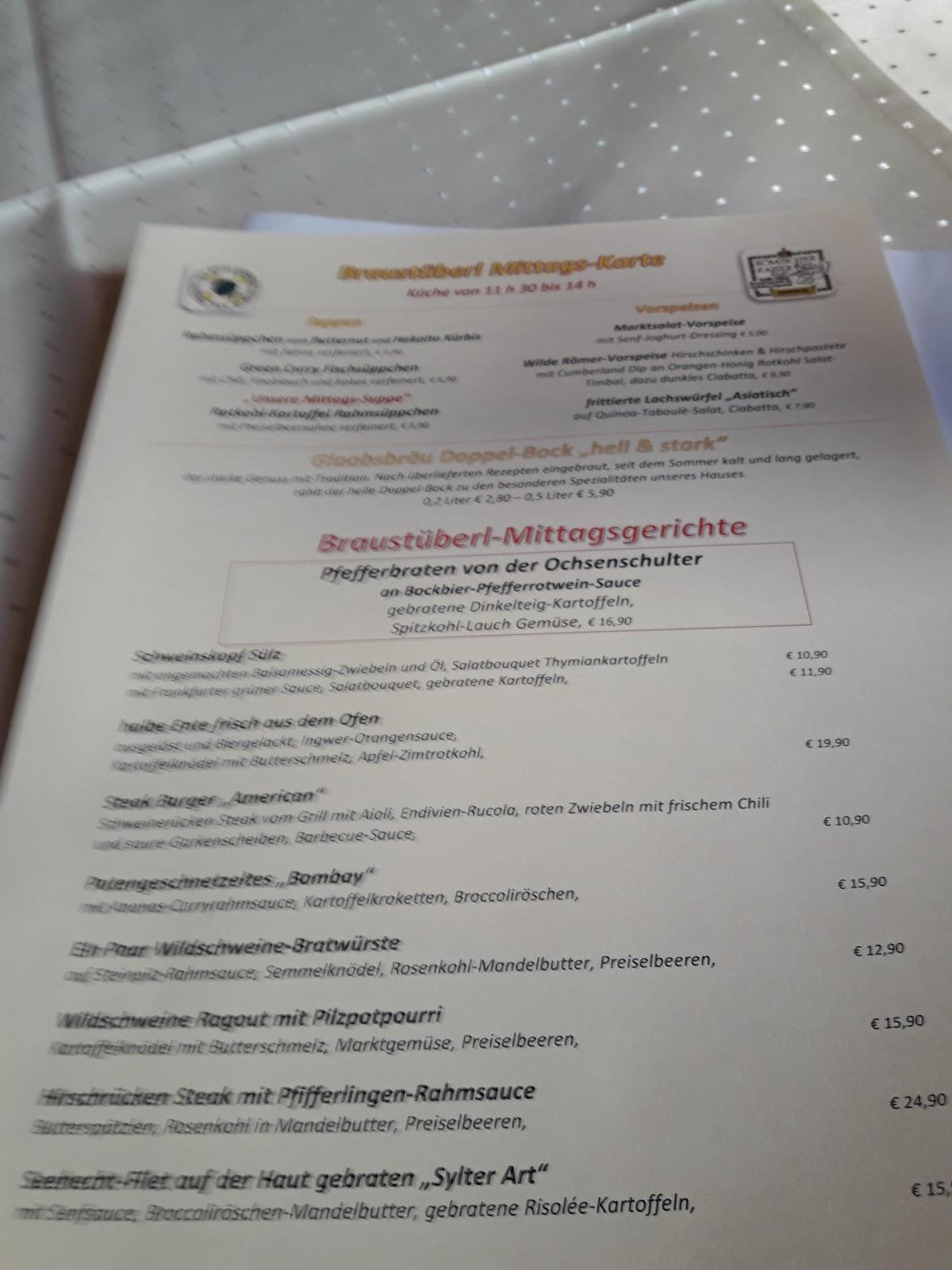 Menu au Römischen Kaiser restaurant, Seligenstadt, Frankfurter Str. 9