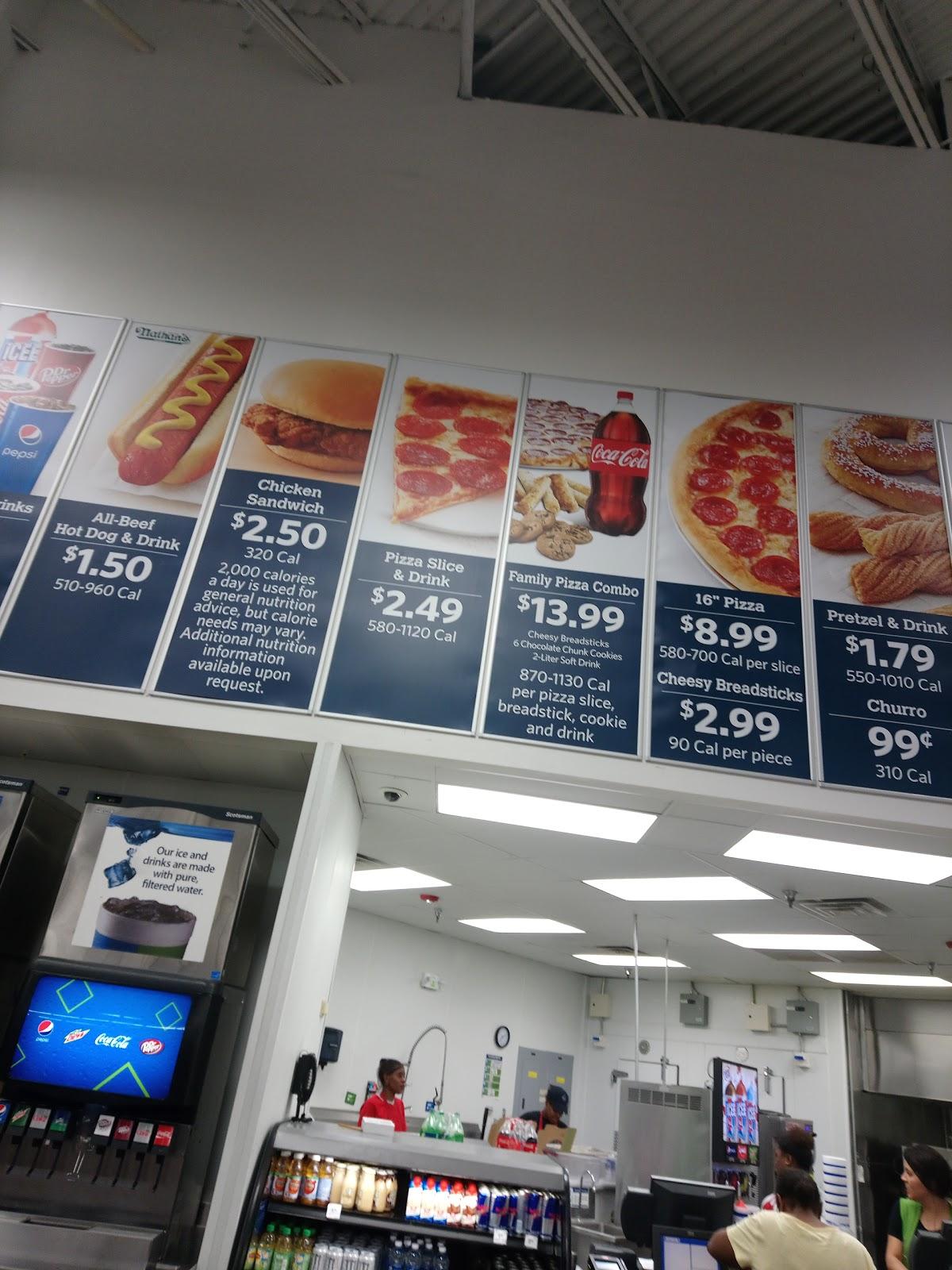 Menu at Sam's Club, Dallas, W Wheatland Rd
