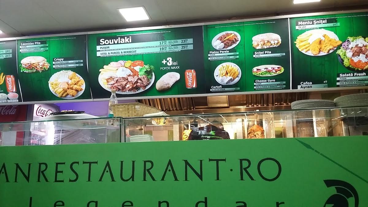 Menu at Spartan, Timișoara, Calea Șagului 102