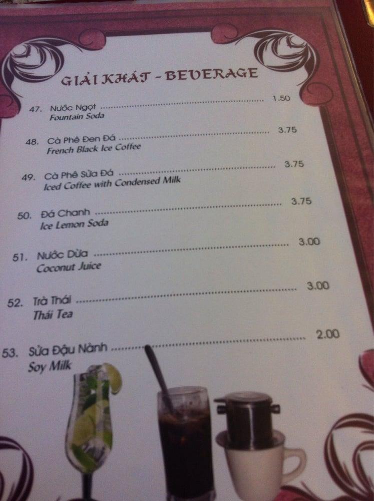 Menu at Pho 102 restaurant, Tumwater, Littlerock Rd SW #113B