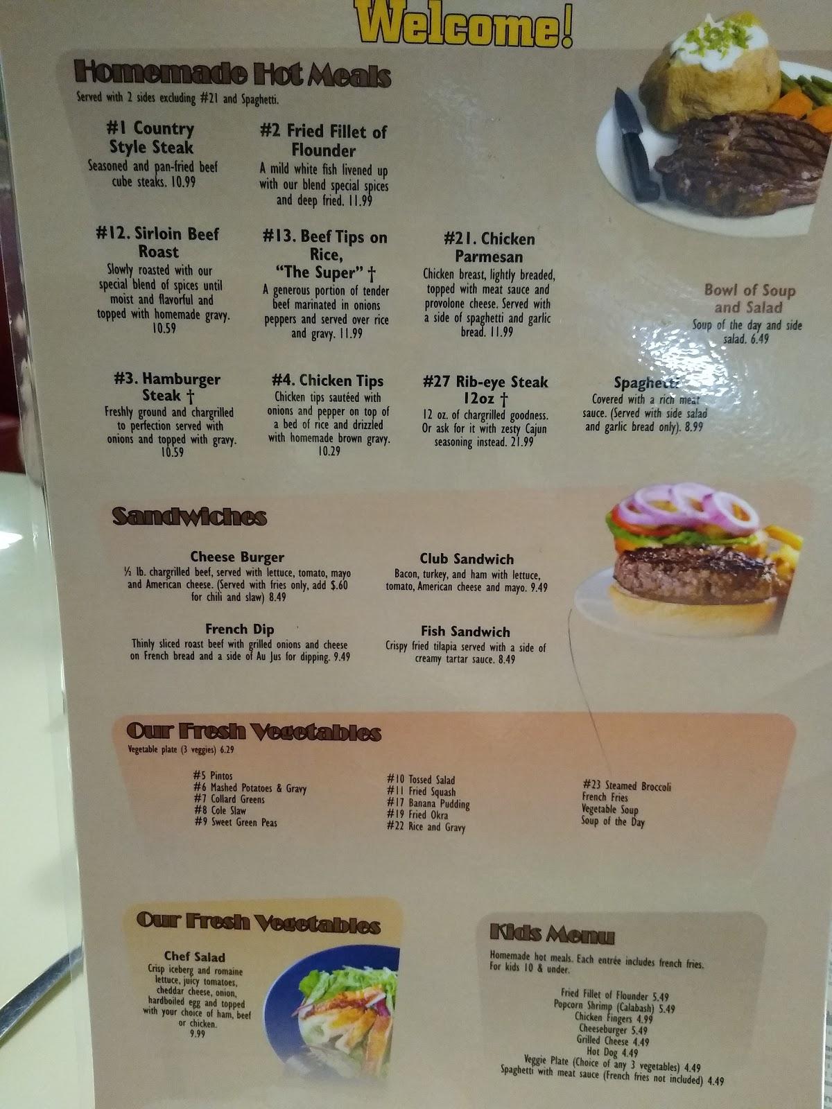 Menu at 200 North Family Restaurant, Locust
