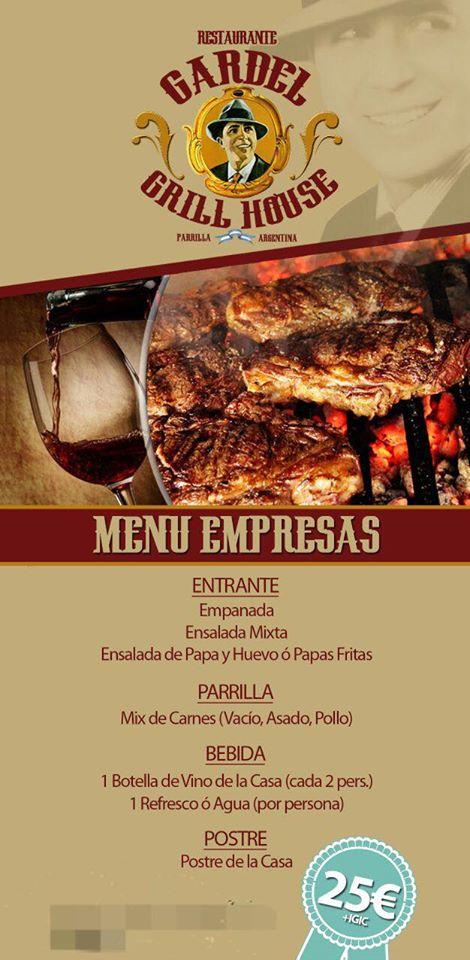 Menu at FIVE STAR Gourmet, Costa Adeje