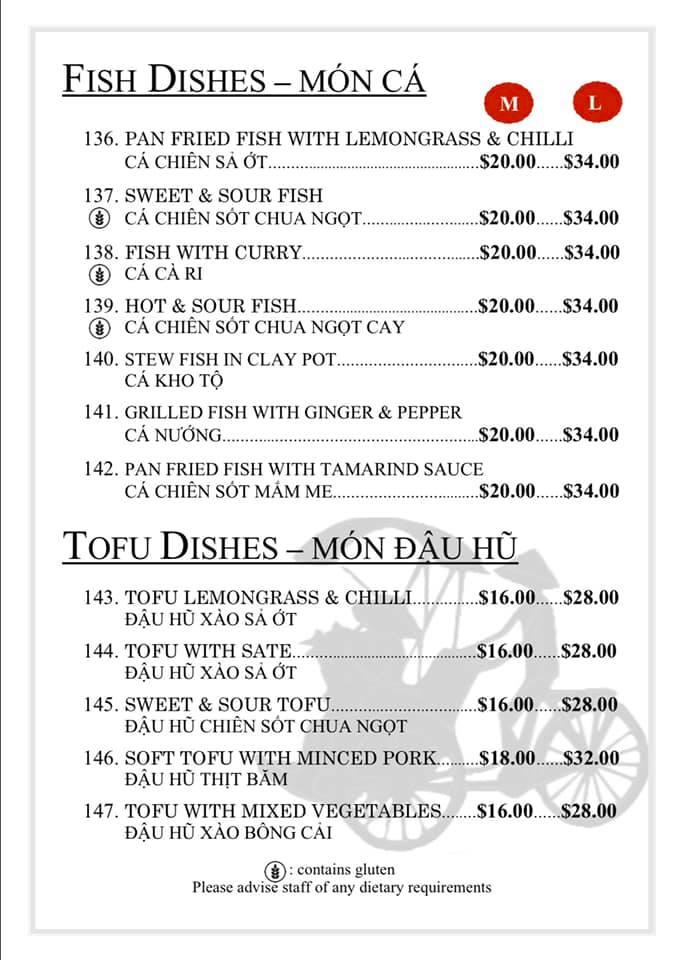Menu at 5 Star restaurant, Christchurch, 250 Clyde Rd