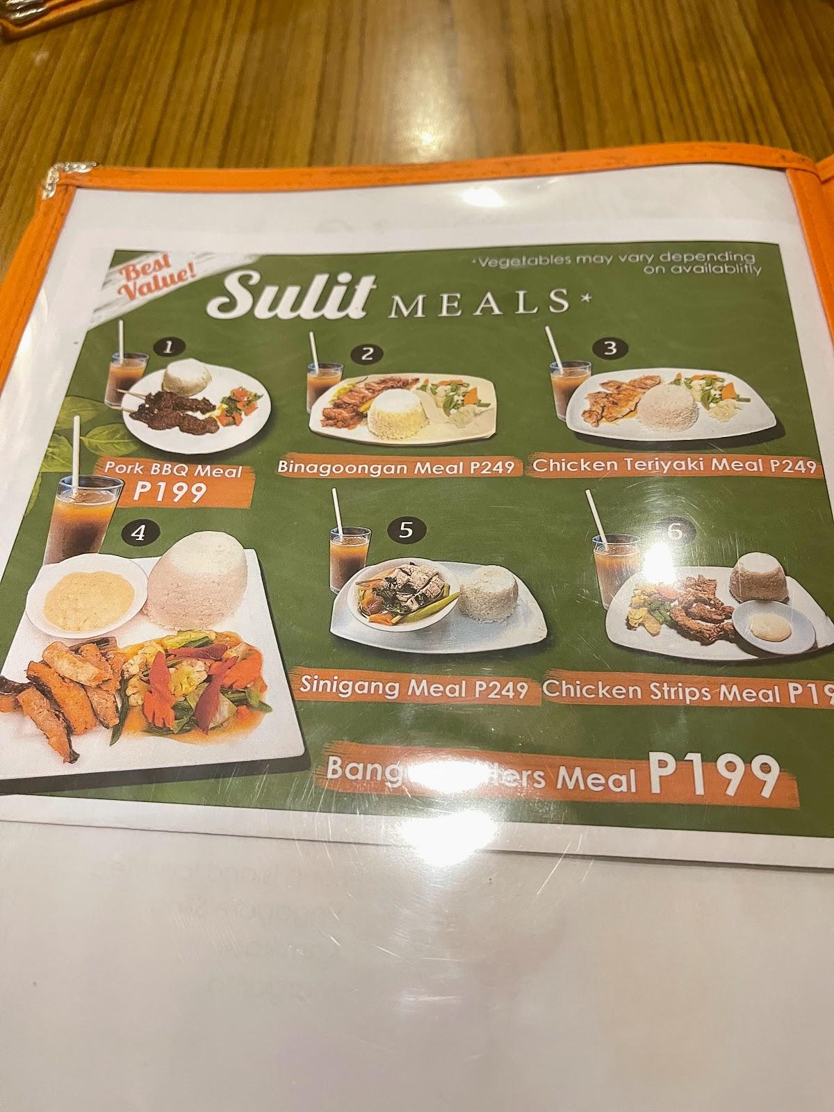 Menu at Quattro Grill Bar and Restaurant, Quezon City