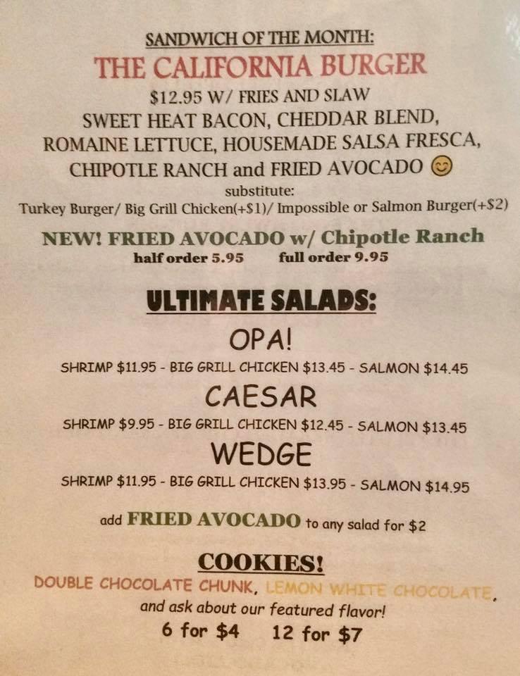 Menu at Legends Southside Bar & Grill, Richmond