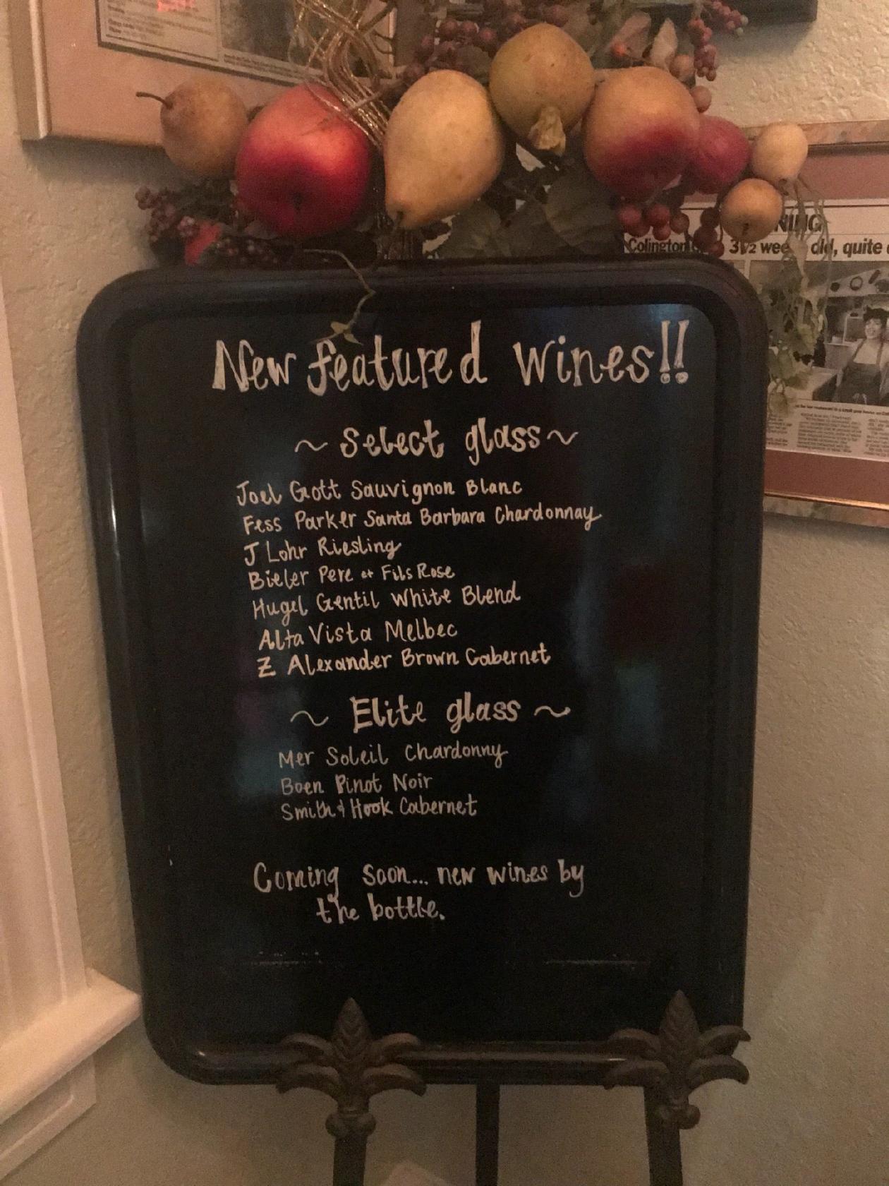 Menu at The Colington Cafe, Kill Devil Hills, Colington Rd