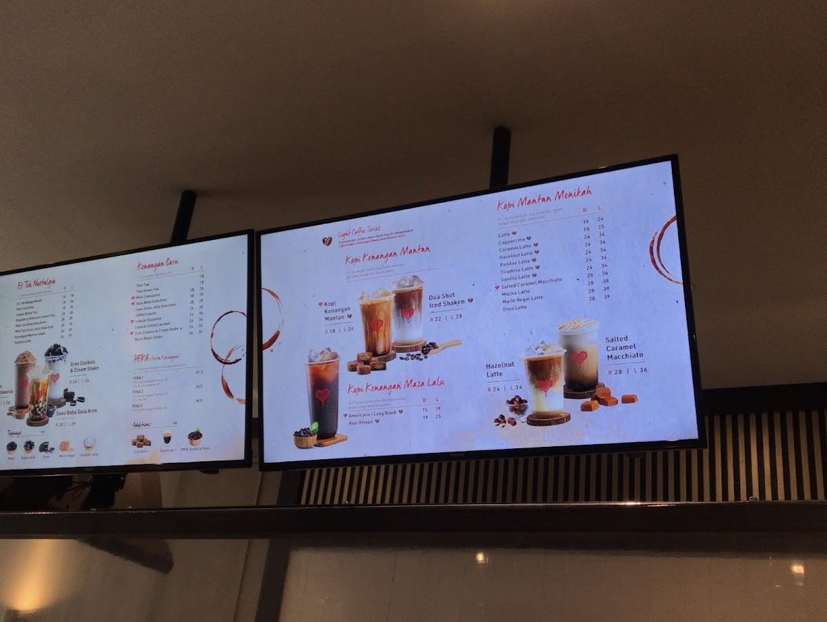 Menu at Kopi Kenangan - Ruko A. Yani Makassar, Makassar