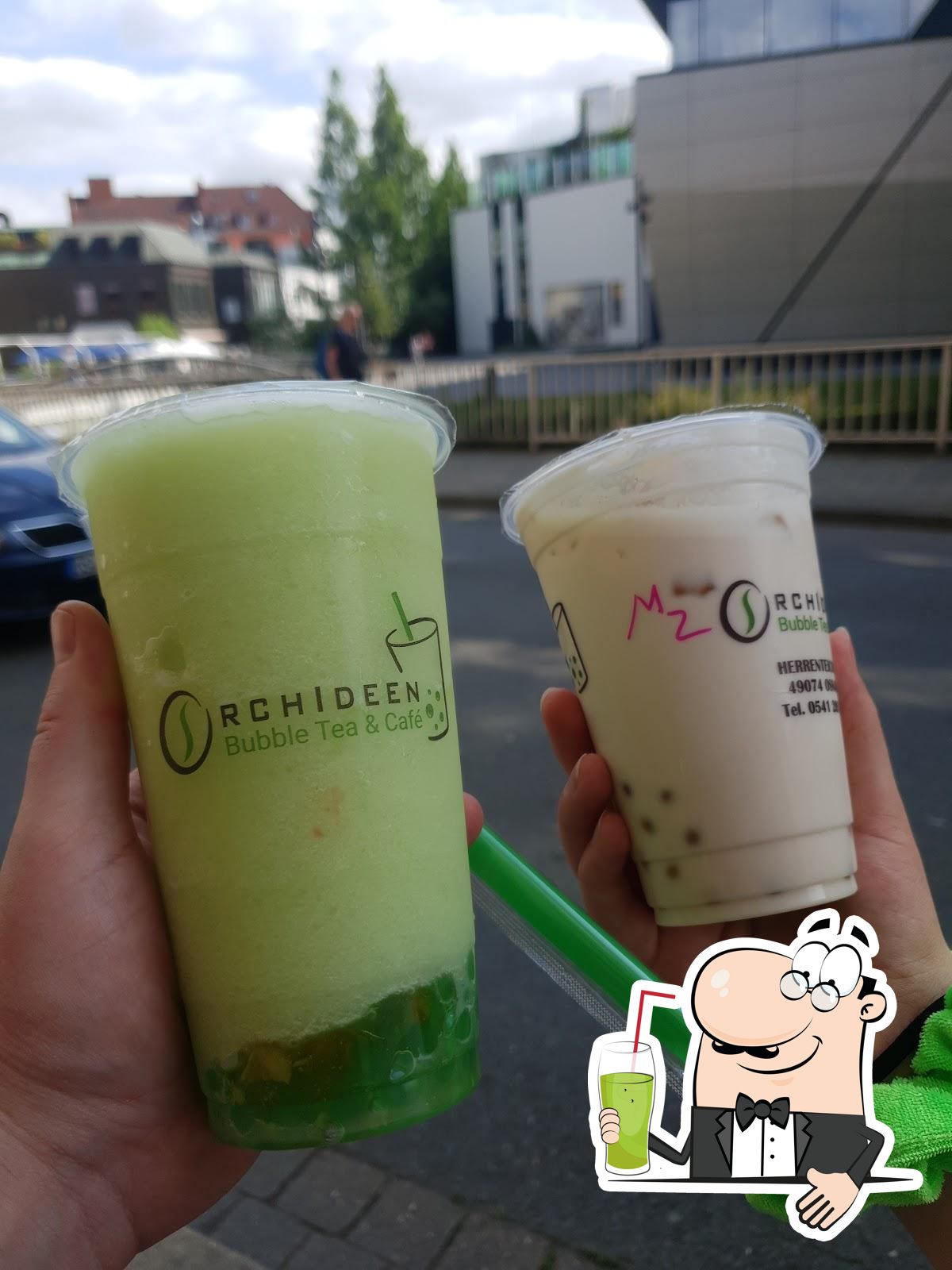 Orchideen Bubble Tea