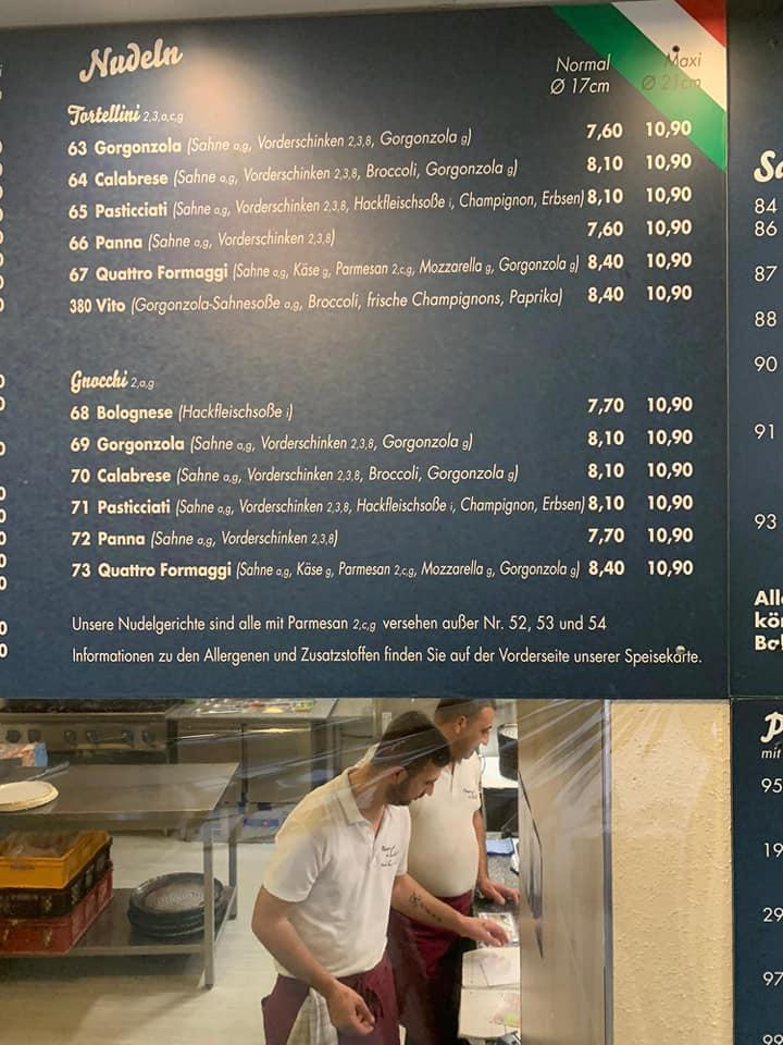 Speisekarte von Pizza Haus & Co, Hirschau