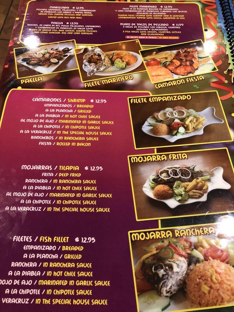 Menu at El Viva Mexico Restaurant, Albuquerque